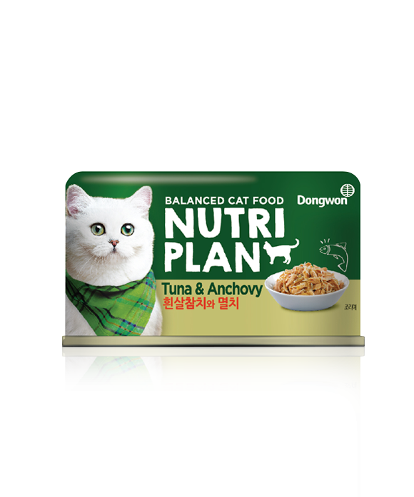 NUTRIPLAN BALANCED PREMIUM CAT FOOD TUNA & ANCHOVY 160G | DASOM
